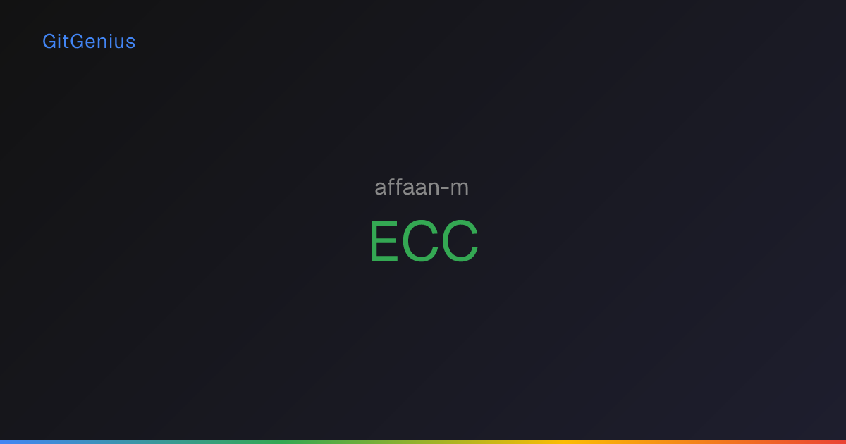 Repository Details for affaan-m/ECC | GitGenius